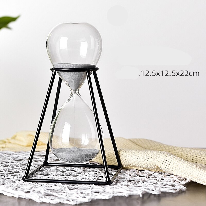 Large Metal Hourglass Timer 30 Minutes Nordic Styl... – Grandado