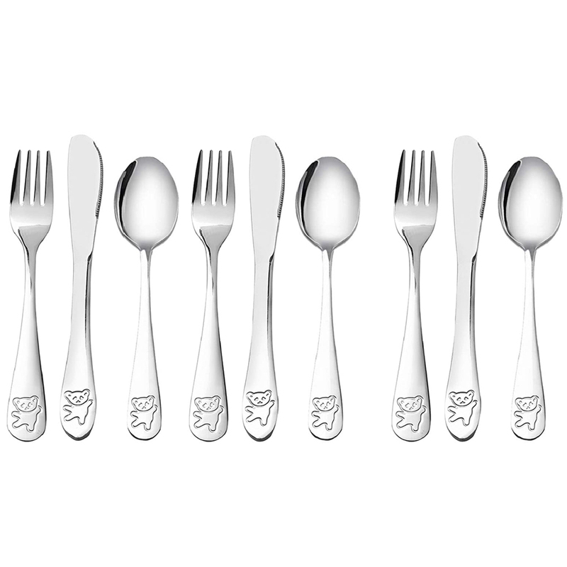 Kids Silverware Set Children's Safe Stainless ... – Grandado
