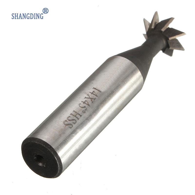 Fraise à queue d'aronde en acier rapide, à tige dr... – Grandado