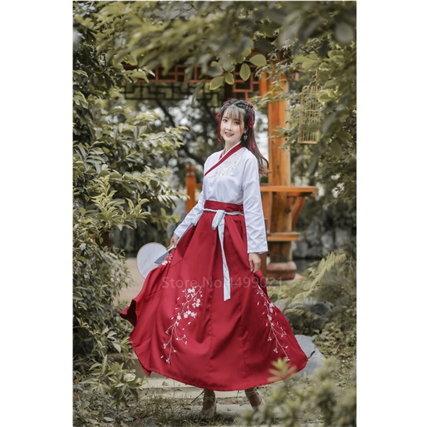 Vestido Hanfu de mujer de estilo nacional chino bo... – Vicedeal