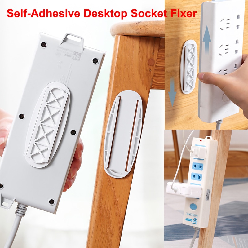 Zelfklevende Desktop Socket Fixer Kabel Organizer ... – Grandado
