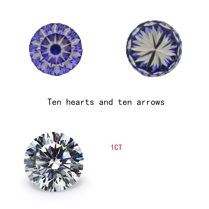 0.1CT-1CT Loose Gemstones Moissanite Stones Round ... – Grandado