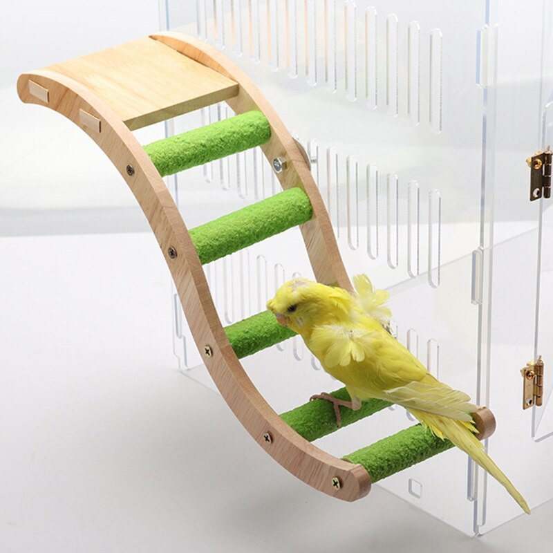 Houten Ladder Huisdier Papegaaien Klimmen Brug Vog... – Grandado