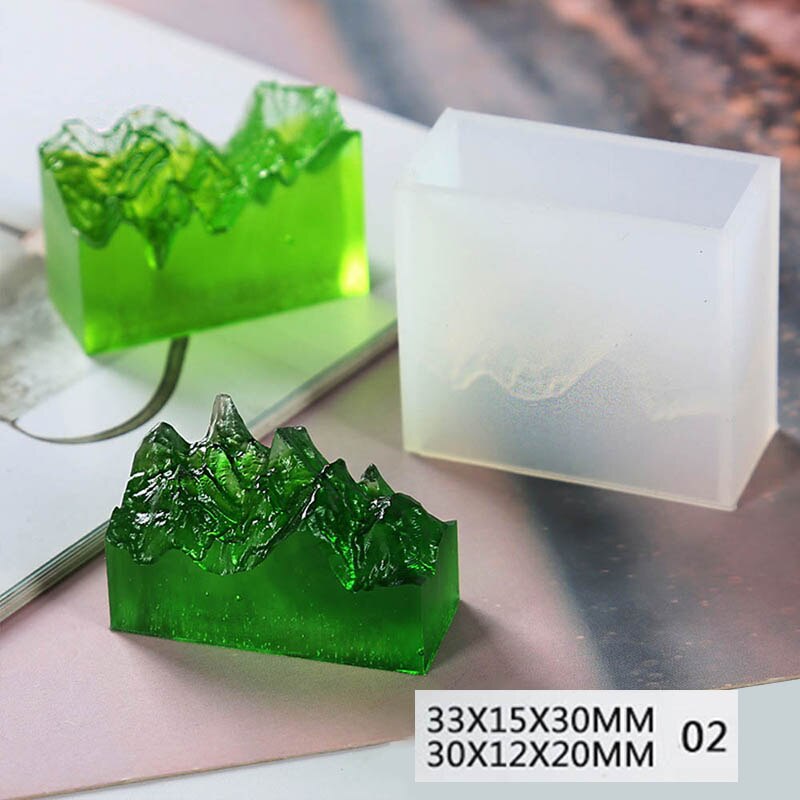 1 st snö bergstopp trasig berg hav epoxi diy silik... – Grandado