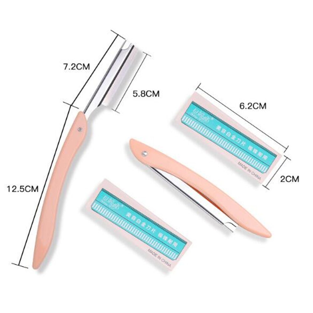 Portable Eyebrow Trimmer with 10 Razors Foldable E... – Grandado