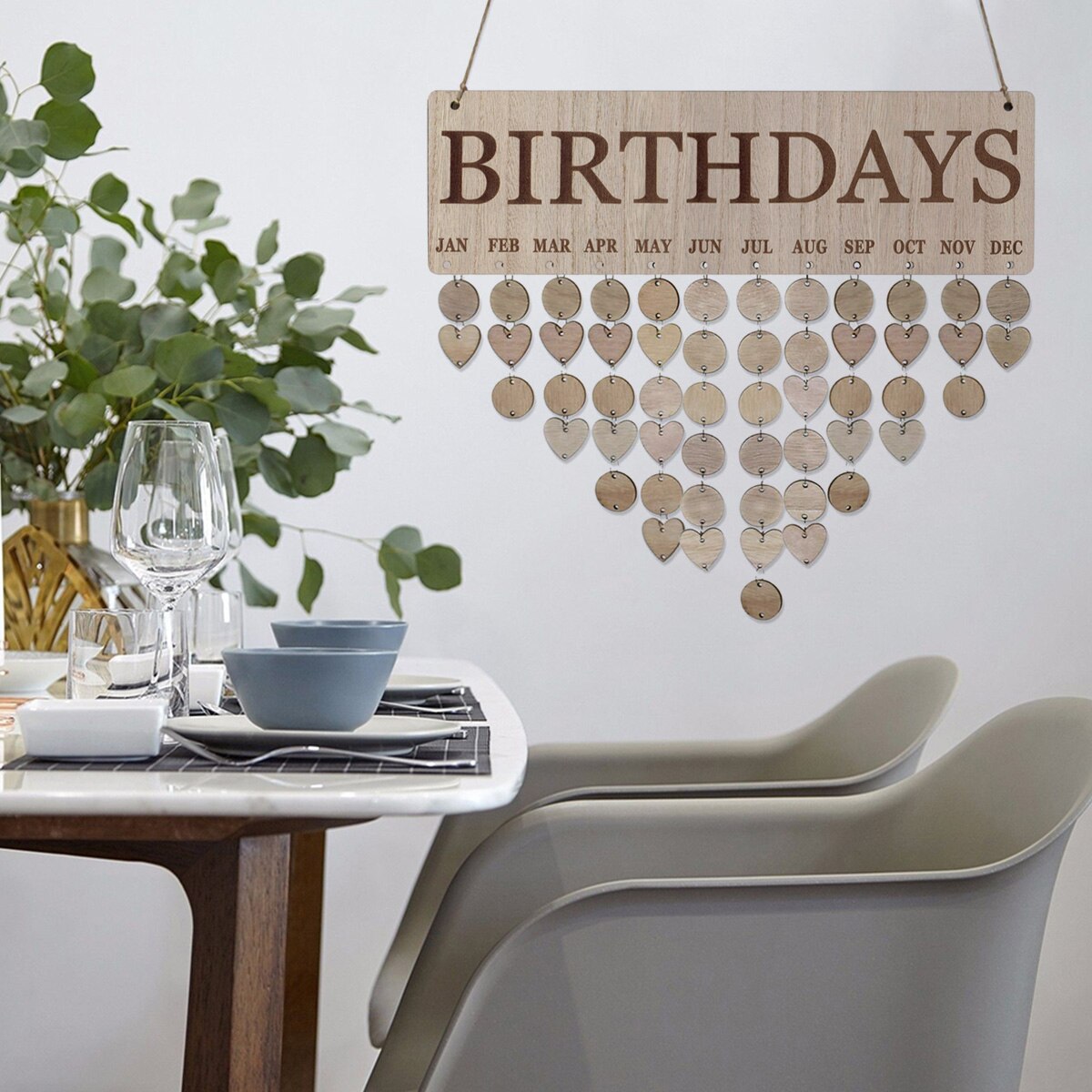 Nordic Style Calendar DIY Nordic Style Wall Calend... – Vicedeal