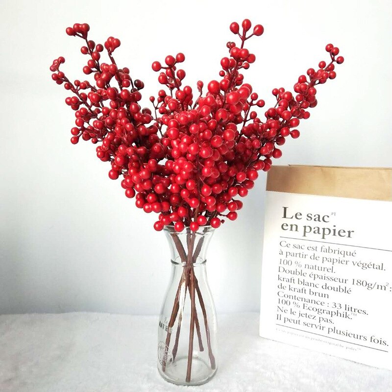 5PC DIY Mini Fruit Berries Artificial cherry Bouqu... – Grandado