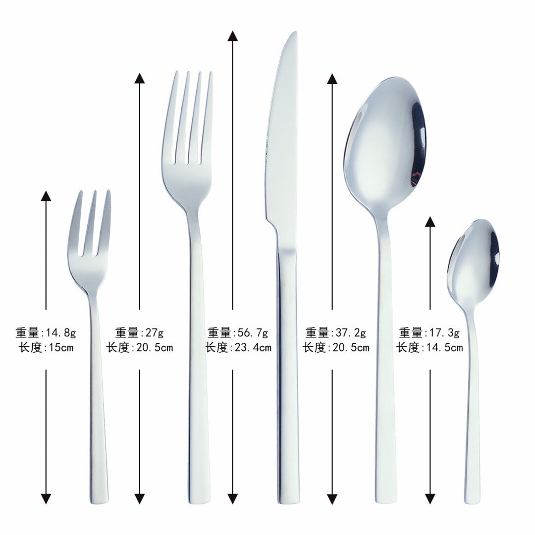 Golden Tableware Stainless Steel Cutlery Set Kitch... – Vicedeal