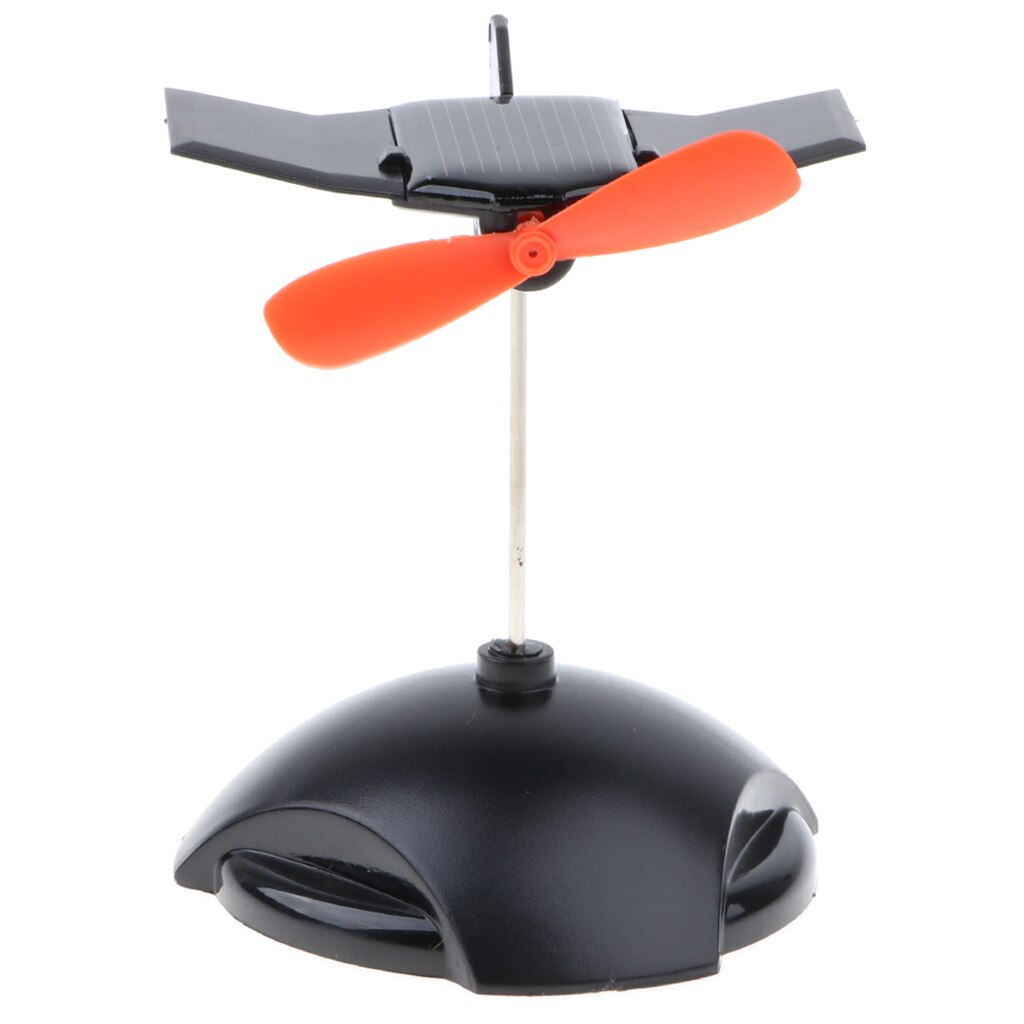 Solar Powered Propeller Rotating Plane Model Toy A... – Grandado