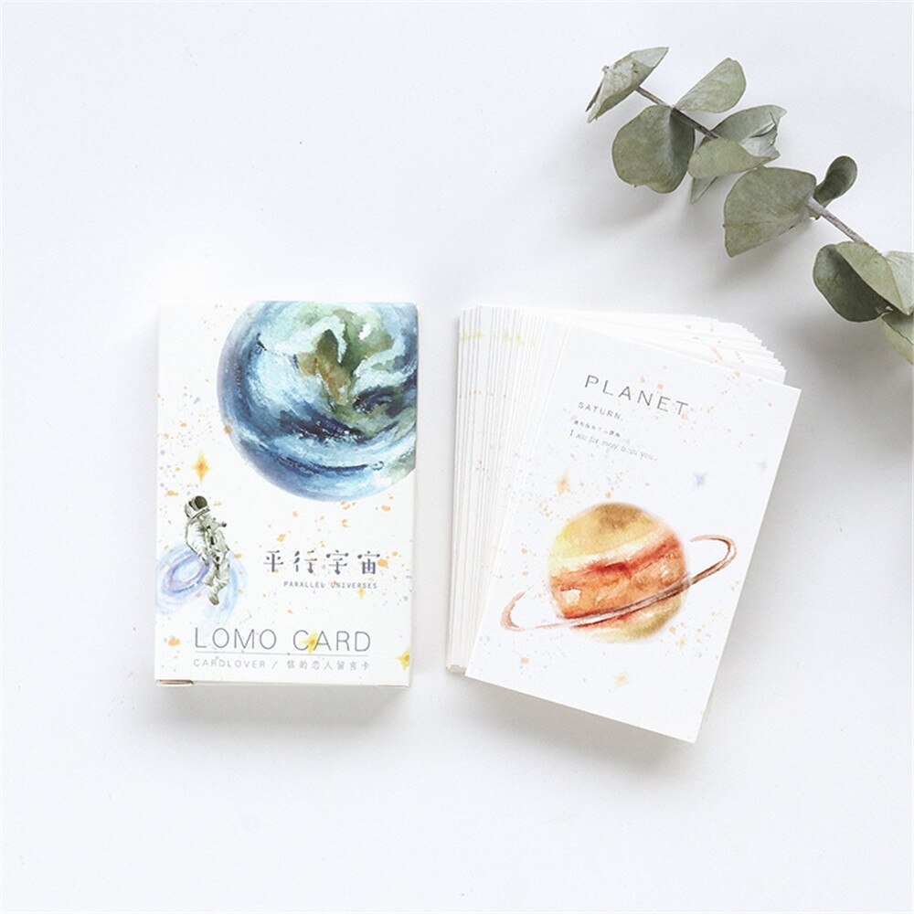 28pcs Cute Parallel Universe Letter Paper Greeting... – Vicedeal