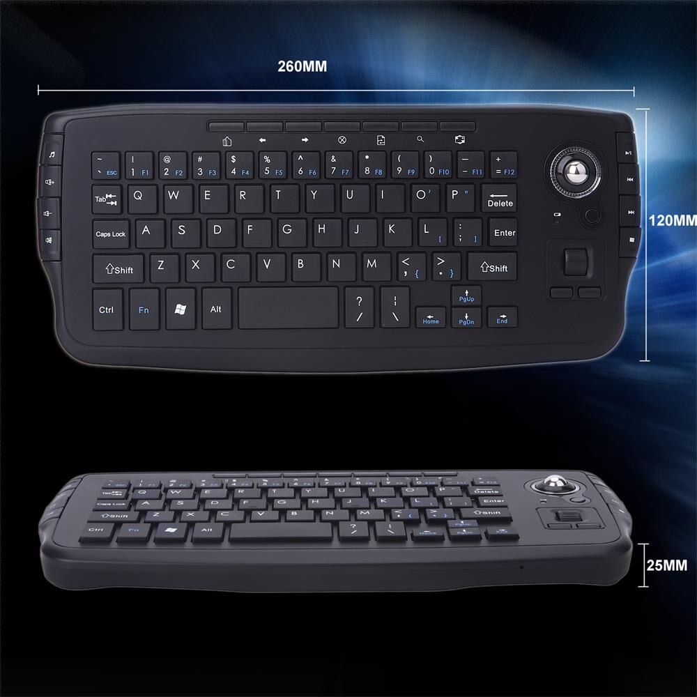 2.4g mini multimídia teclado sem fio característic... – Grandado