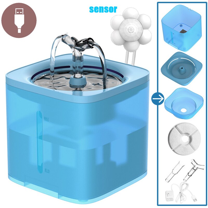 Cat Water Fountain Filter Automatic Sensor Drinker... – Vicedeal