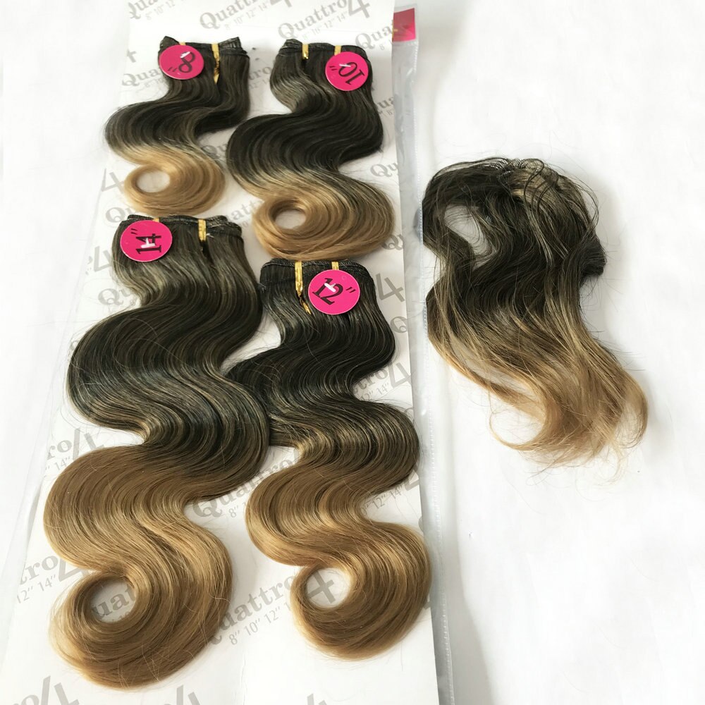 Adorable Ombre color Body wave synthetic packet ha... – Grandado