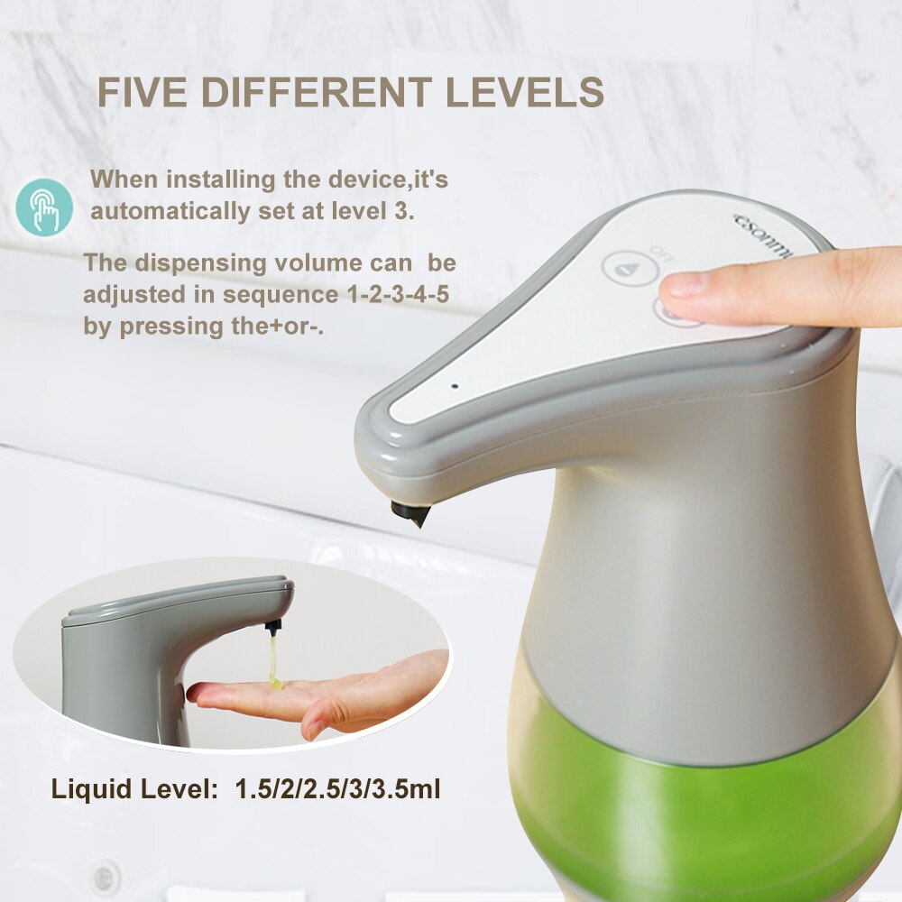 Berøringsfri automatisk infrarød såpedispenser håndfri vanntett ...