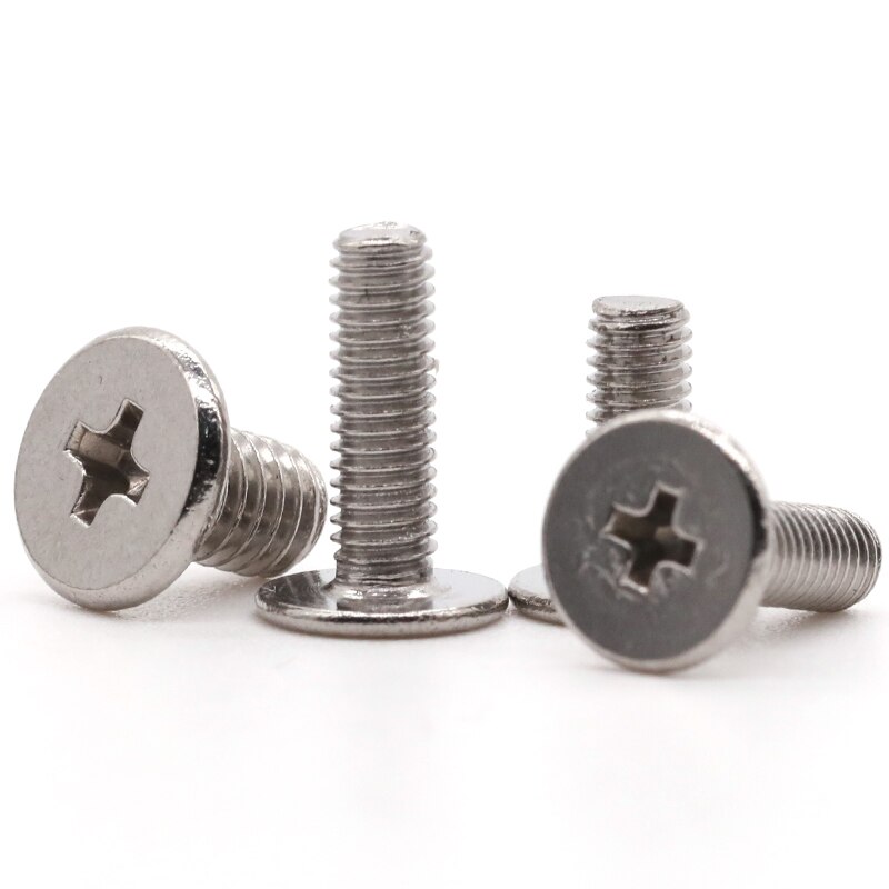 Stainless steel Phillips flat head screws – Grandado