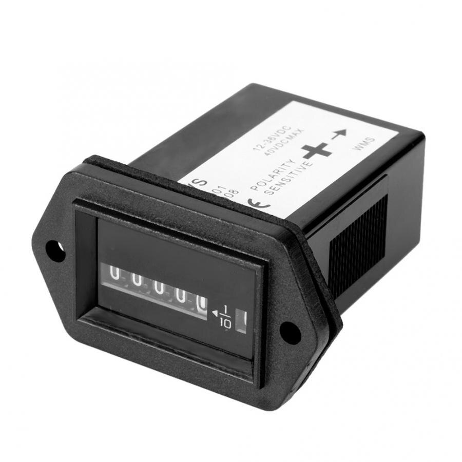 100% Brand Black Plastic DC12-36V Engine Hour Mete... – Vicedeal
