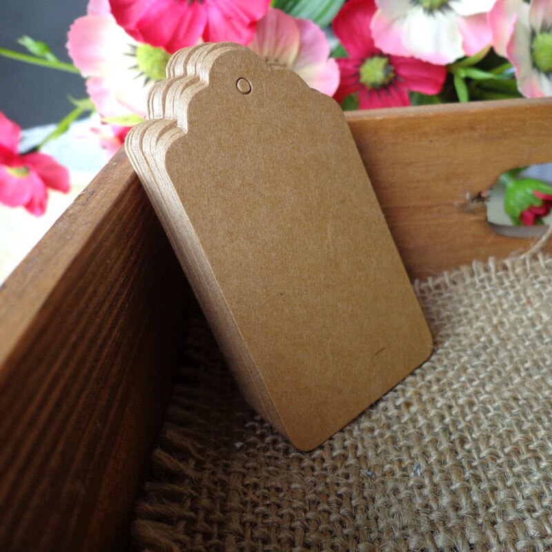 100 stücke Kraft Papier Hängen Schild Hochzeit Par... – Grandado