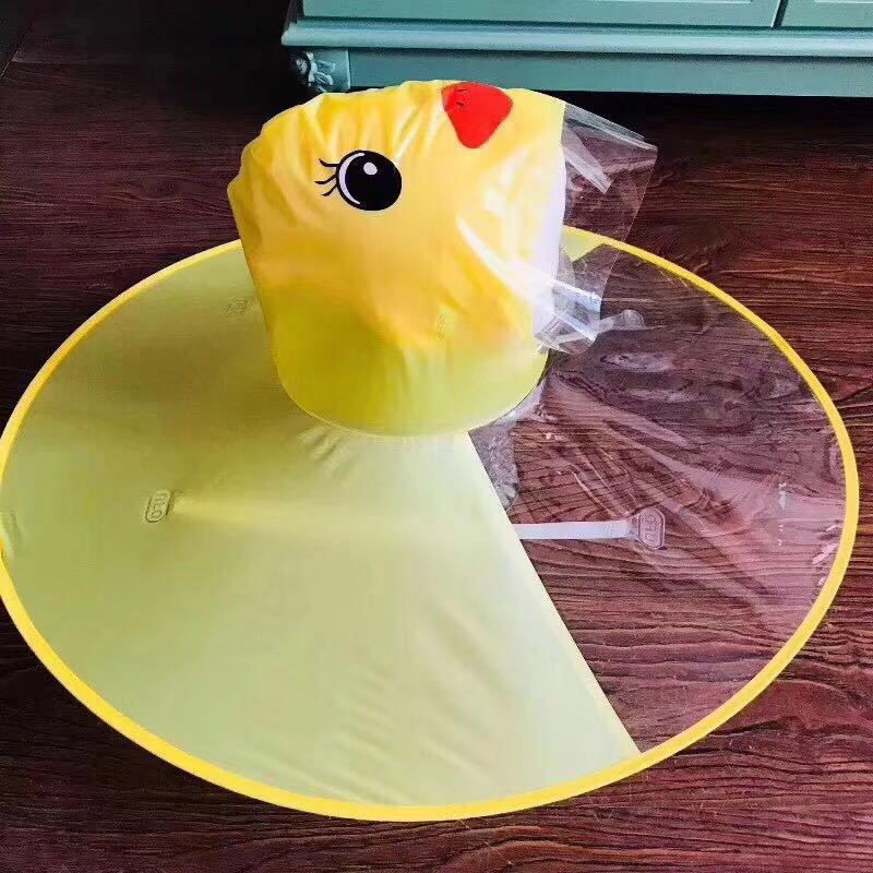 Gul and børn regnfrakke ufo cap paraply paraply bø... – Grandado