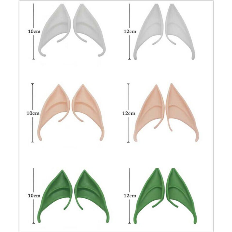 Hirigin Halloween Latex Elf Oren Fee Pixie Cosplay... – Grandado