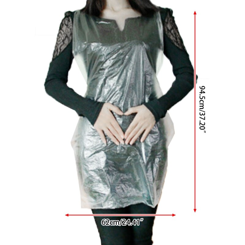 25pcs Waterproof Unisex Disposable Apron Dress For... – Vicedeal