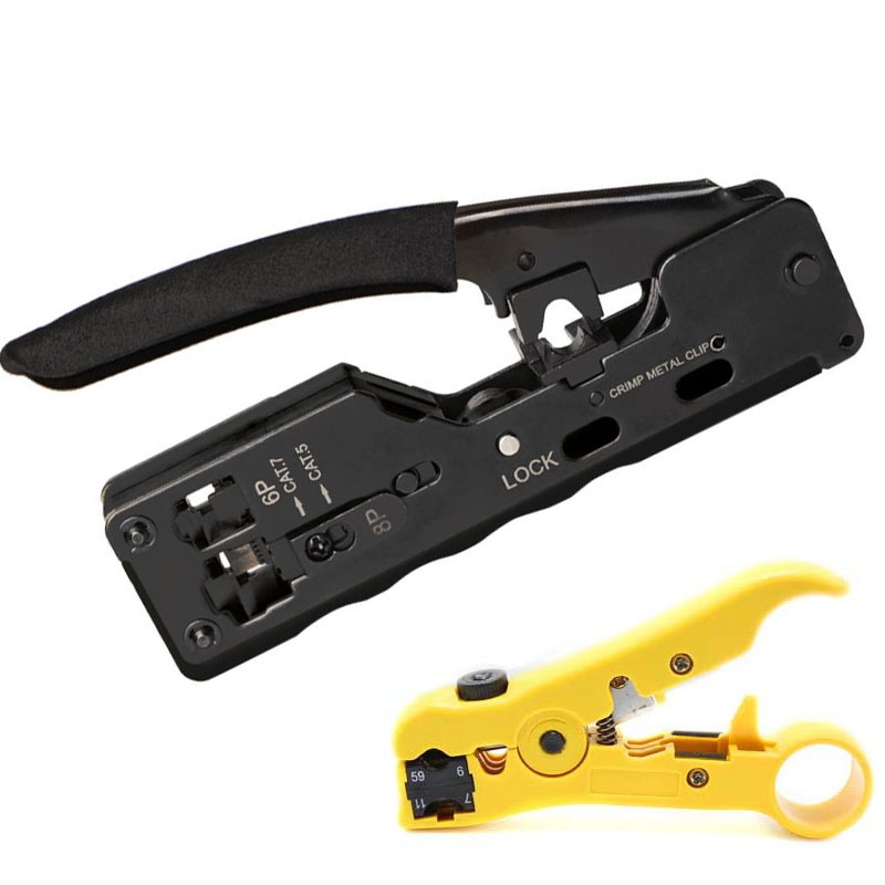 CAT5 CAT6 CAT7 Passeren Crimper Krimpgereedschap V... – Vicedeal