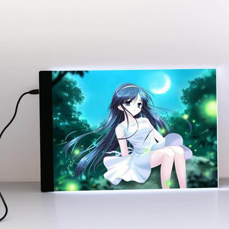 Drawing Board LED Light Box A4 Copy Station USB Re... – Grandado