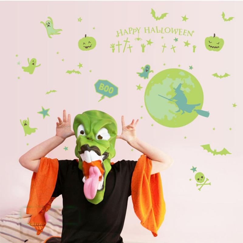 Horror Halloween Decor Wall Stickers Corridor Glas... – Grandado