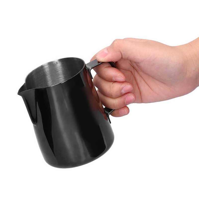 380ML Coffee Pitcher Cup Stainless Steel Coffee Mi... – Grandado
