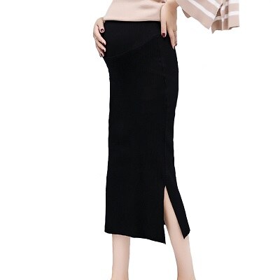 Spring Autumn Korean Maternity Belly Skirts Woolen... – Grandado