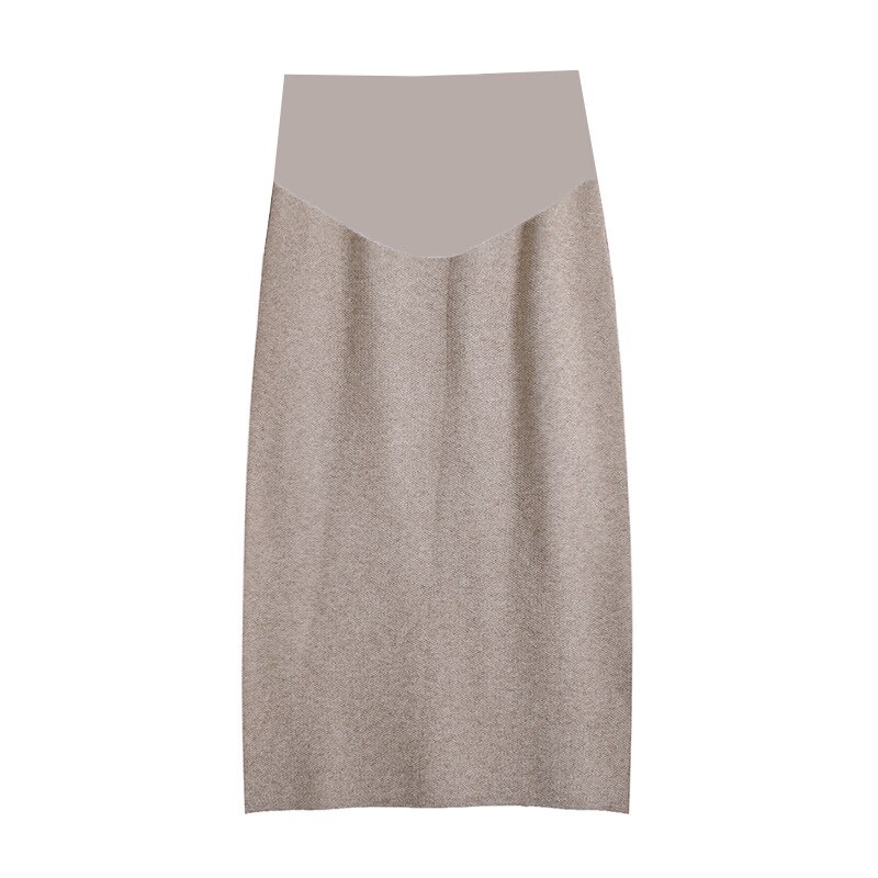 Maternity Skirt Long Wool Pleated Maternity Skirts... – Vicedeal