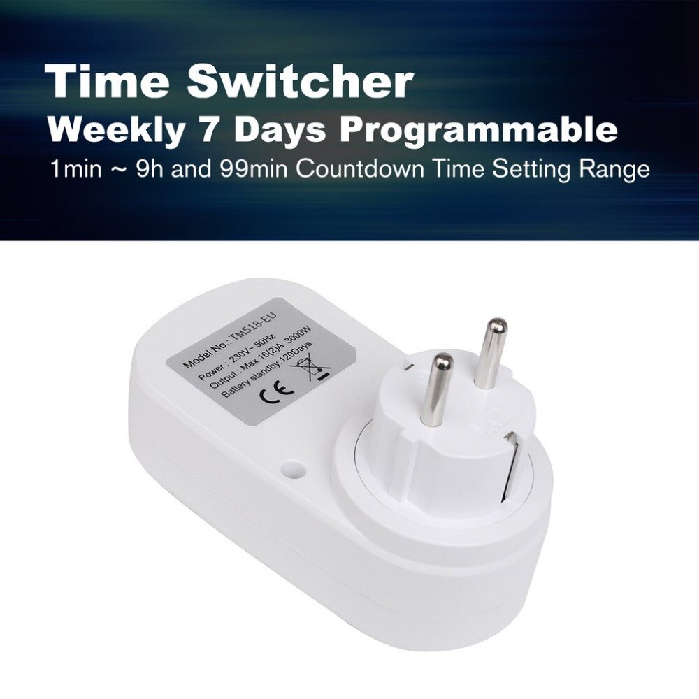 SINOTIMER Weekly 7 Days Programmable Digital Timer... – Vicedeal