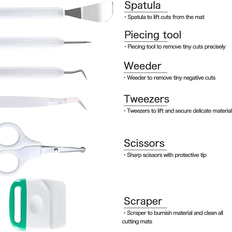 DIY Cardstock Crafting Tools Kit Craft Vinyl Weedi... – Grandado