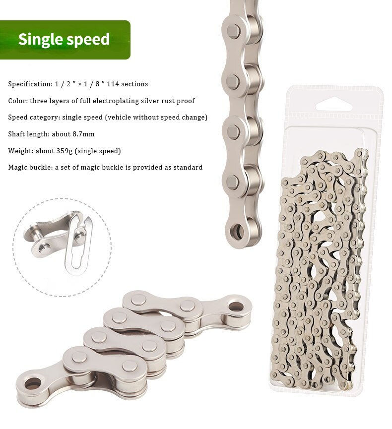 6/7/8/9/10/11 Speed Bike Chain Ultralight 114/116L... – Grandado