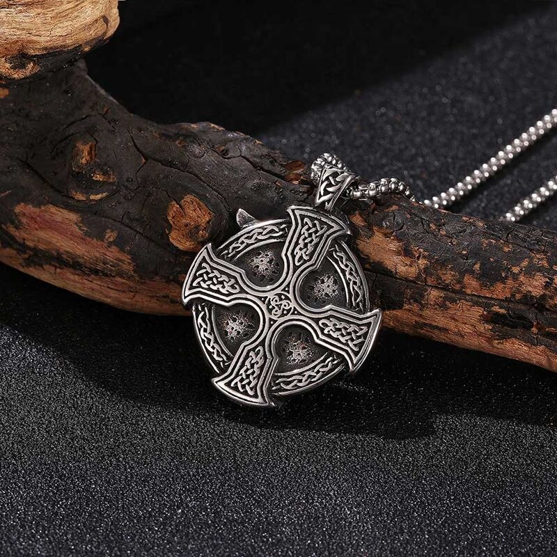 Punk Mannen Viking Oidn Anker Ketting Norse Amulet... – Grandado