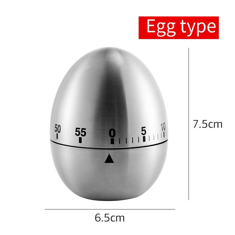 Kitchen timer stainless steel cooking eggs 60 minu... – Grandado
