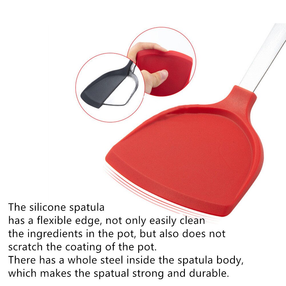 Silicone Spatula 250℃/480℉ Heat Resistant Silicone... – Grandado