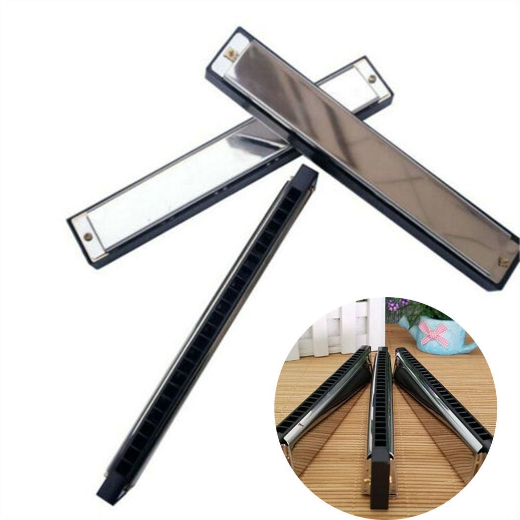 24 Holes Metal Harmonica Mouth Organ Kids Musical ... – Vicedeal