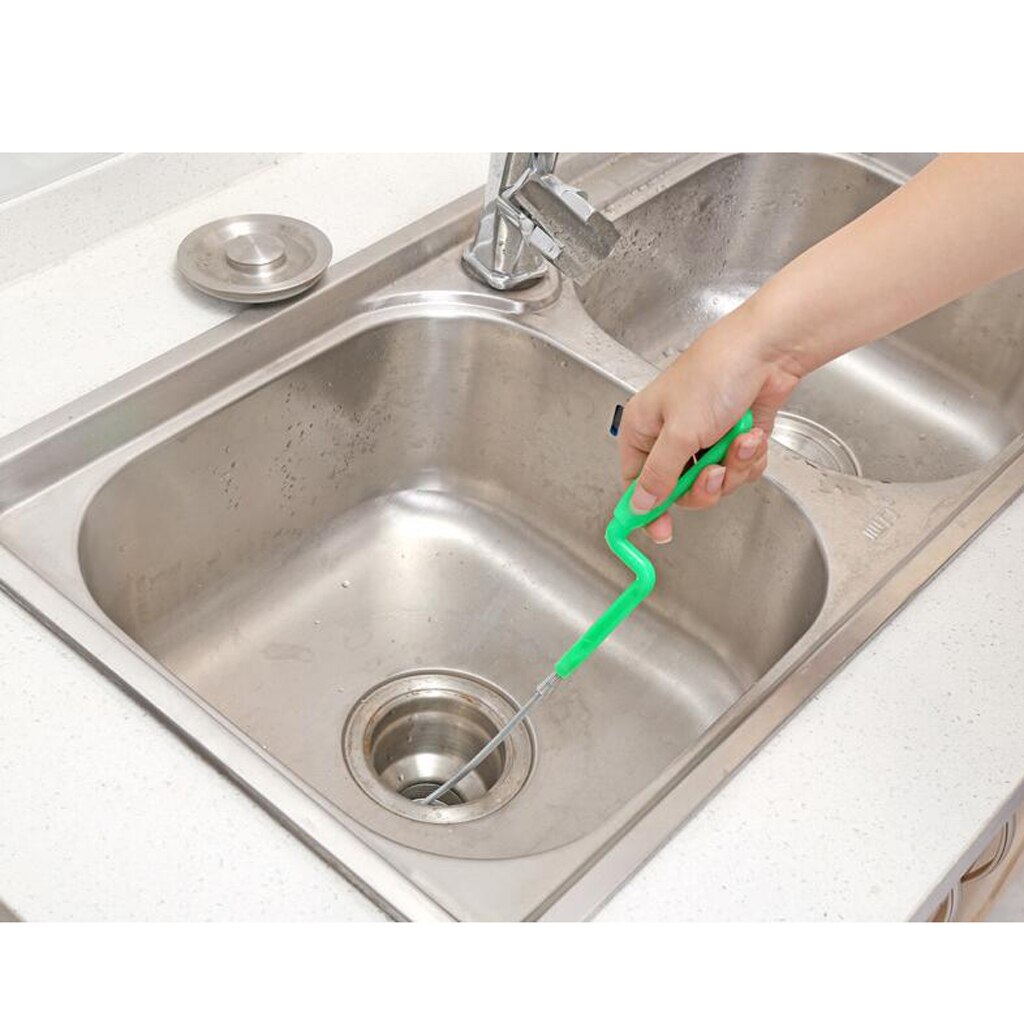 3x Drain Snake Clog Remover Hair Removal Cleaning ... – Vicedeal