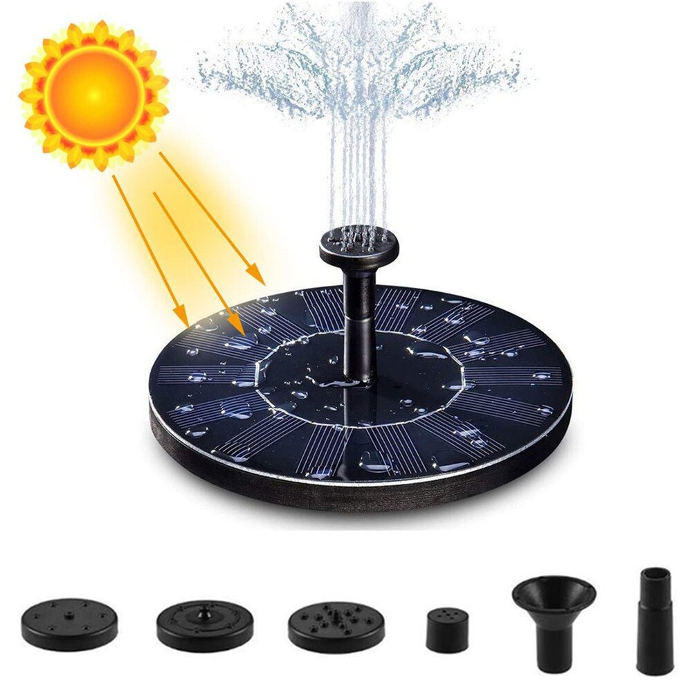 Water Floating Solar Power Fountain Panel Kit Wate... – Grandado