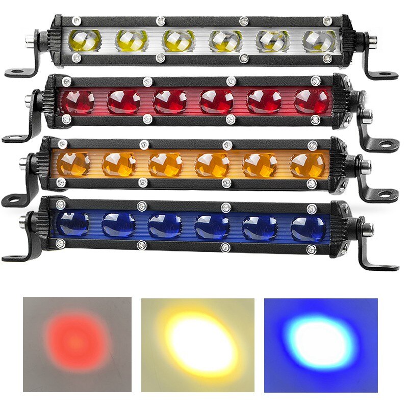 Visorak 7 "18W Slanke Offroad Led Light Bar Suv At... – Grandado