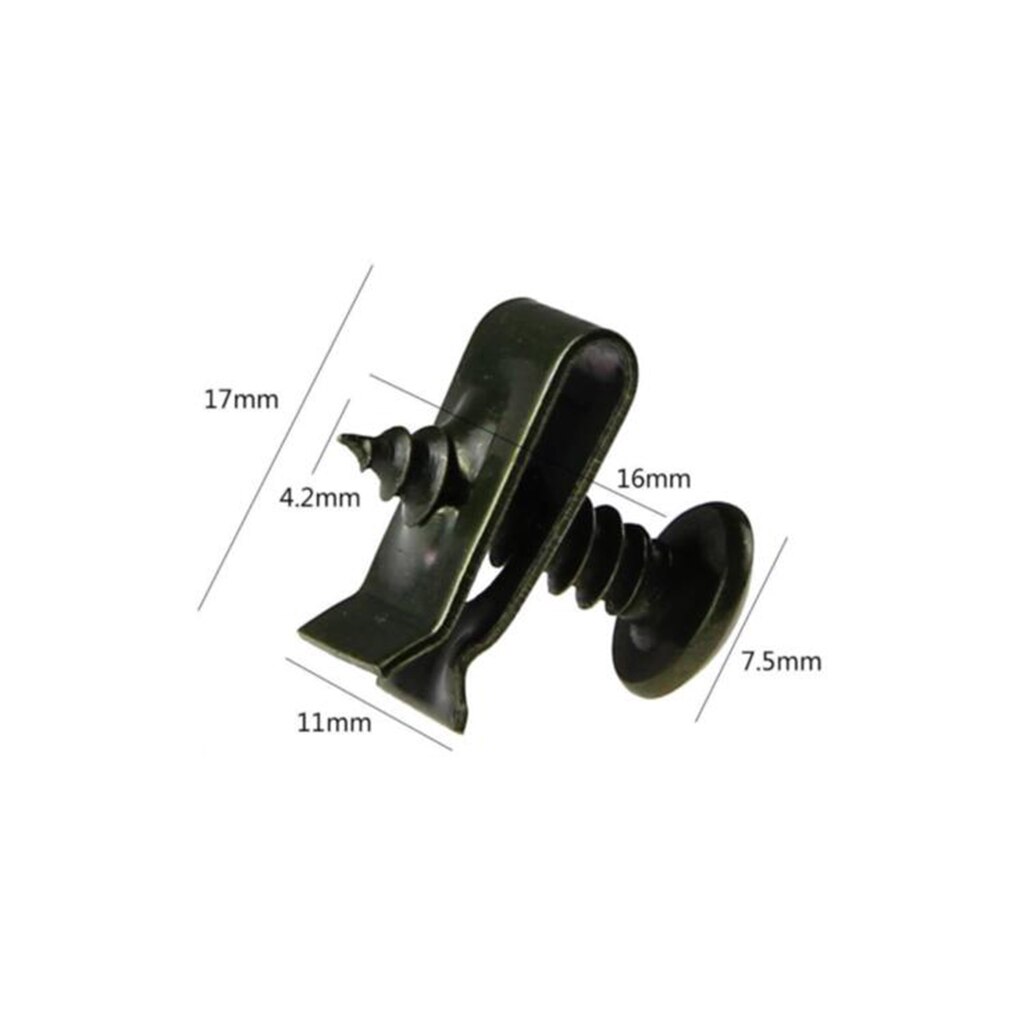 20 Stuks Metalen Sluiting U-Type Clips En Schroeve... – Vicedeal
