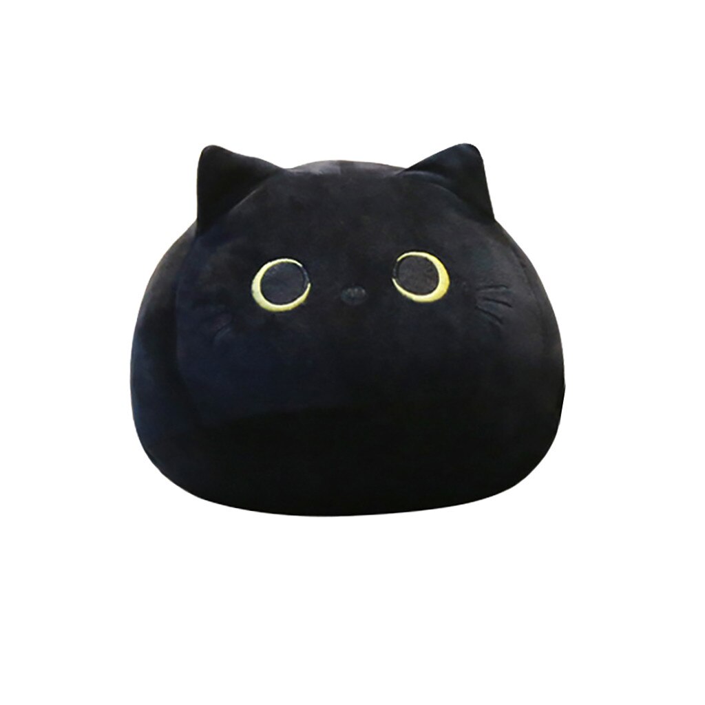 Spring Plush Toy Black Cat Plush Toy Cat Shape Pil... – Grandado