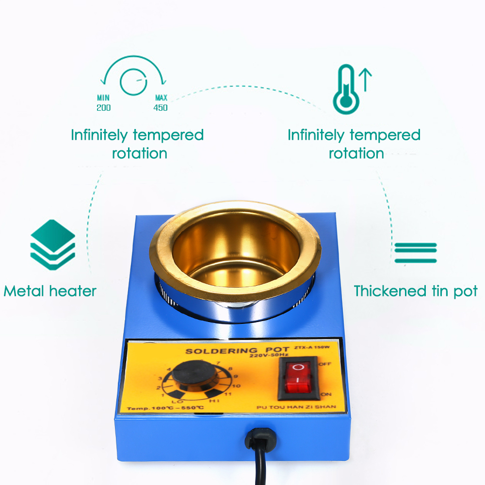Solder Pot Tin Melting Furnace Thermoregulation So... – Vicedeal
