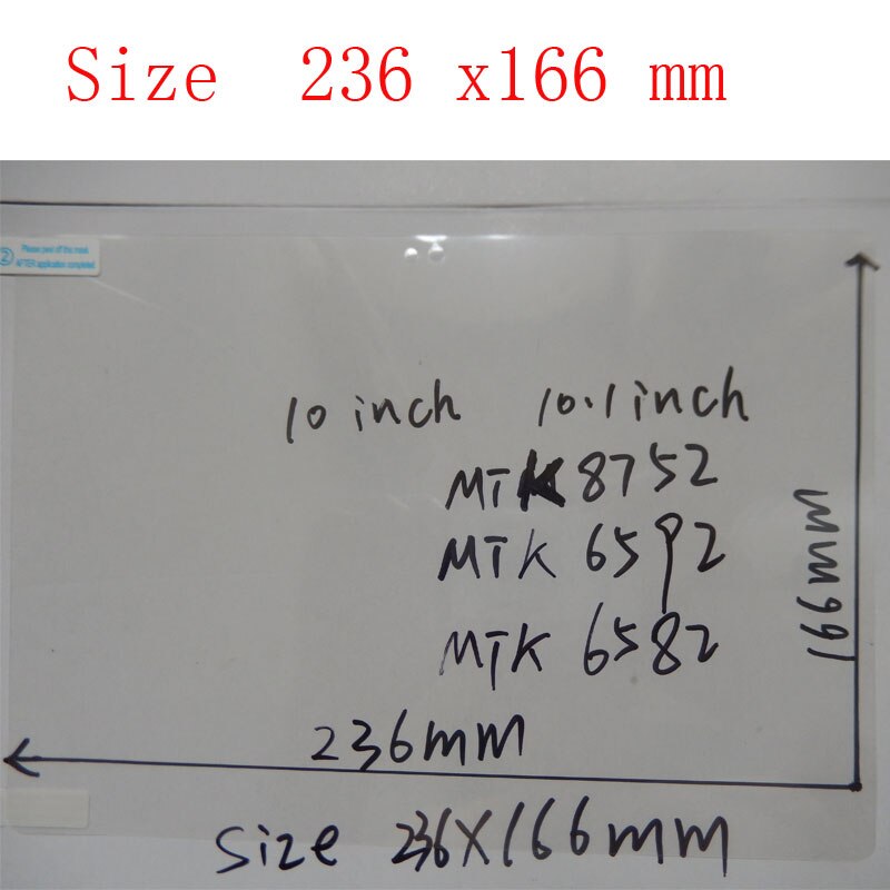 236x166mm Ultra Clear Screen Protector Films Voor ... – Grandado