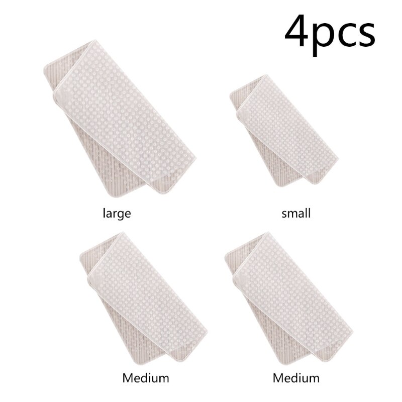 SFVEFVD 4Pcs Reusable Silicone Food Wrap Cling Fil... – Grandado