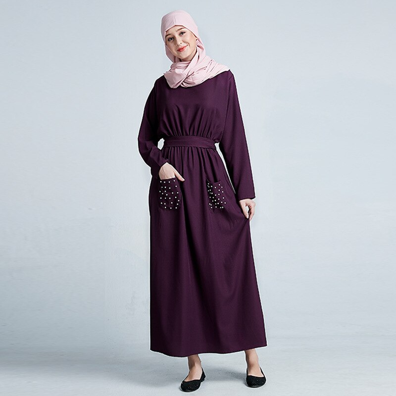 Muslim Cardigan Abaya Full Dress Kimono Long Robe ... – Vicedeal