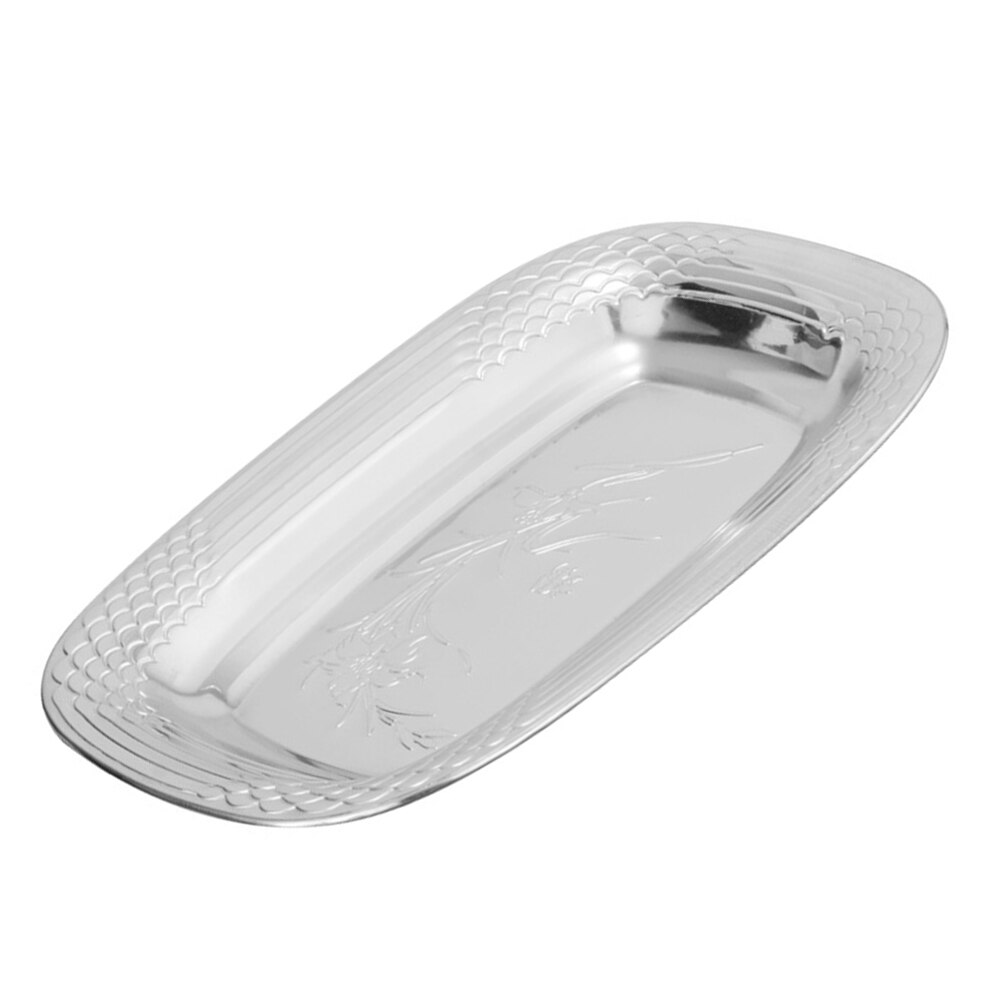 Dinner Plate Barbecue Plate Fish Dish Stainless St... – Vicedeal