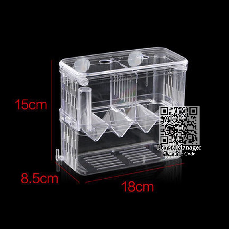 Fish Breeding Box Incubator Breeder Isolation Box ... – Vicedeal