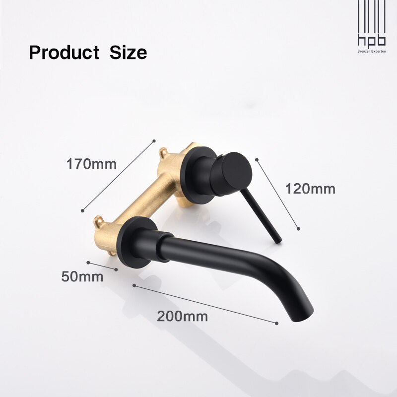 HPB bathroom wall outlet single handle wall mounte... – Vicedeal