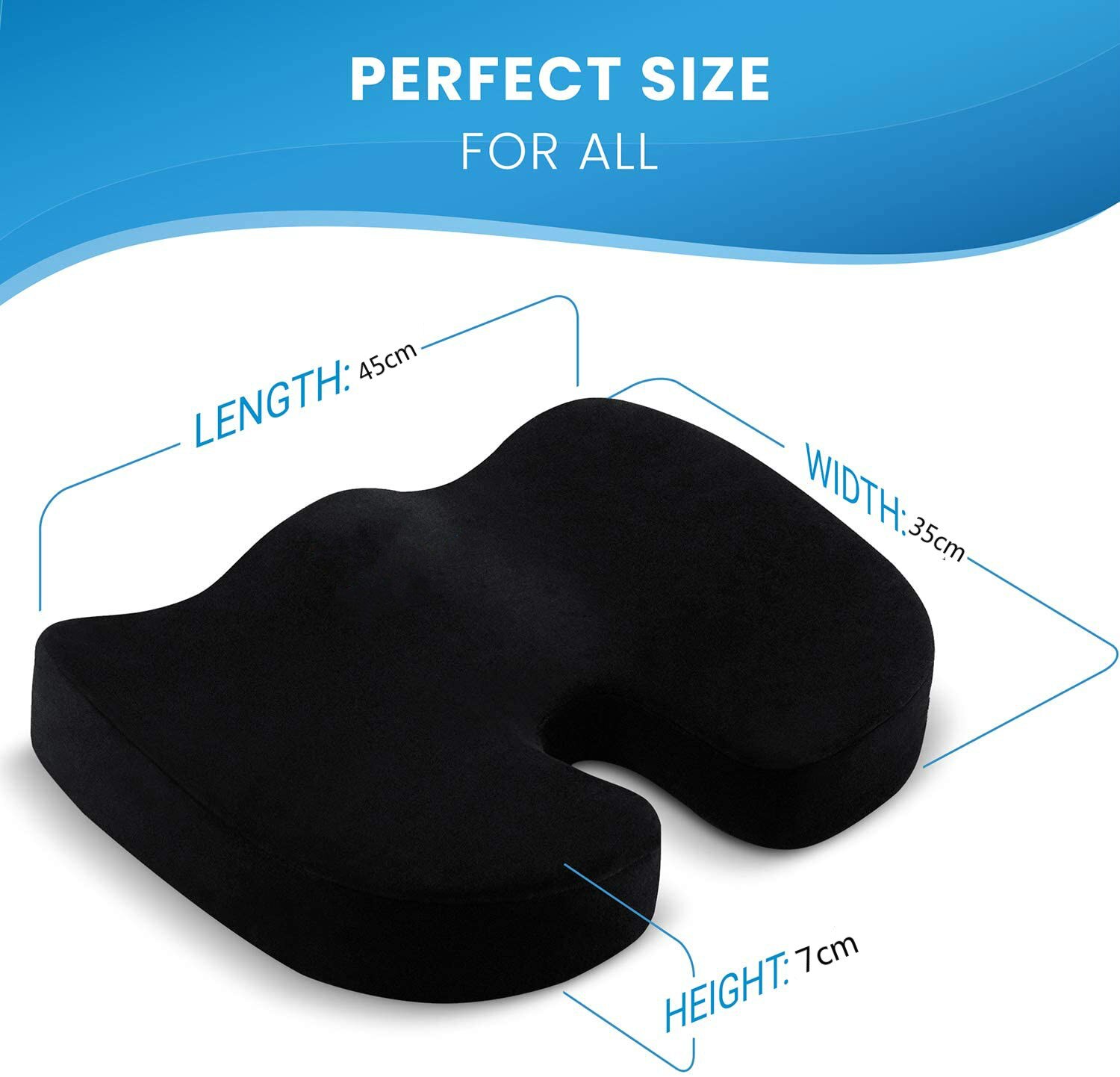 Gel ortopædisk hukommelsespude skum u haleben rejs... – Grandado